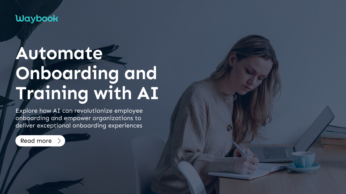 Automating Employee Training And Onboarding With Ai Waybook Blog